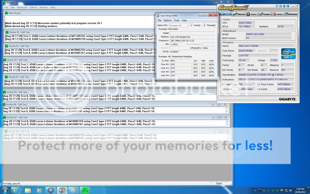 overclock My i7 2600K to 4.21GHz Great ? And What better cooling water ...