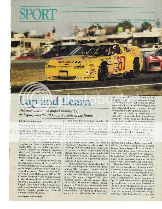 Bringing This Morrison Race Car Back to Life - CorvetteForum ...