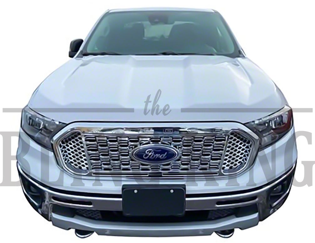 2019-2020 Ford Ranger chrome grille insert mesh grill overlay trim XL ...