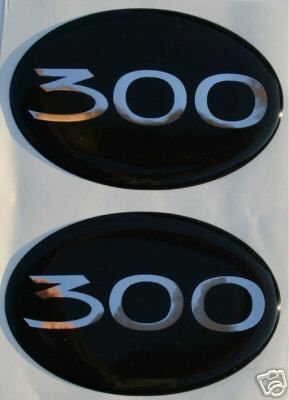 Fits Chrysler 300 steering wheel emblem tiny badge 2pc | eBay