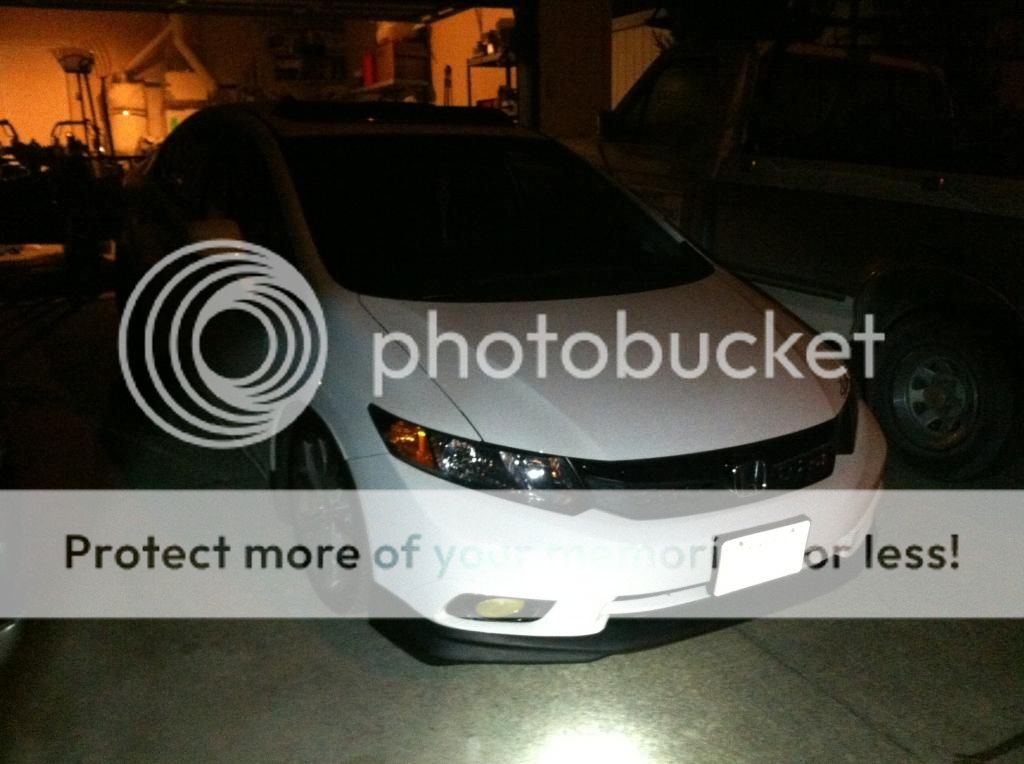 Just install my Modulo style lip on my TW Sedan Si | 9th Gen Civic Forum